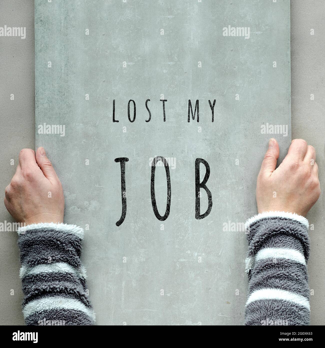 Lost my job hi-res stock photography and images - Alamy