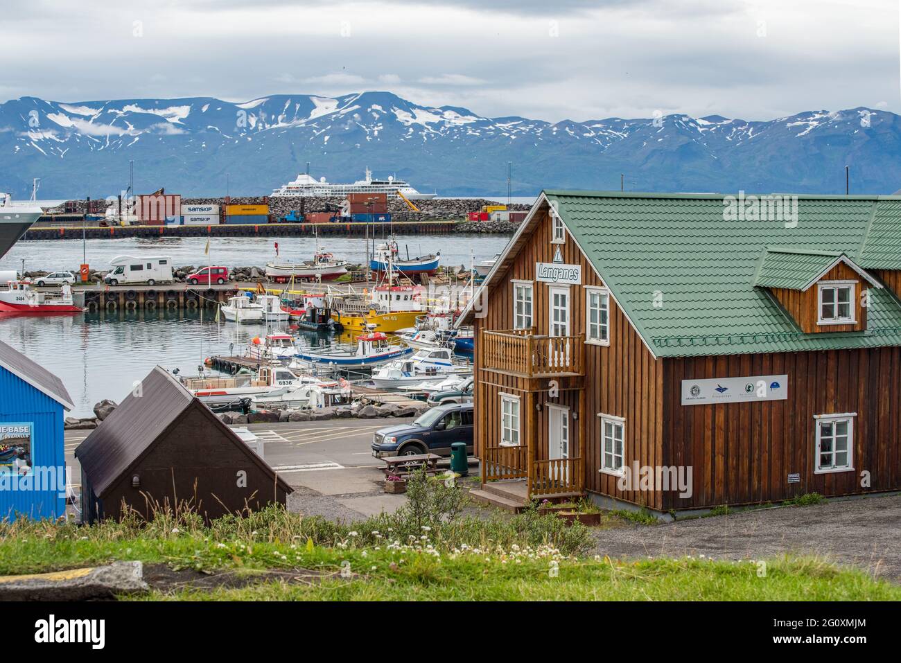Husavik a remote fishing village in northern Iceland became famous in ...