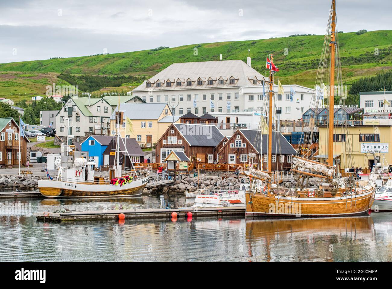 Husavik a remote fishing village in northern Iceland became famous in ...