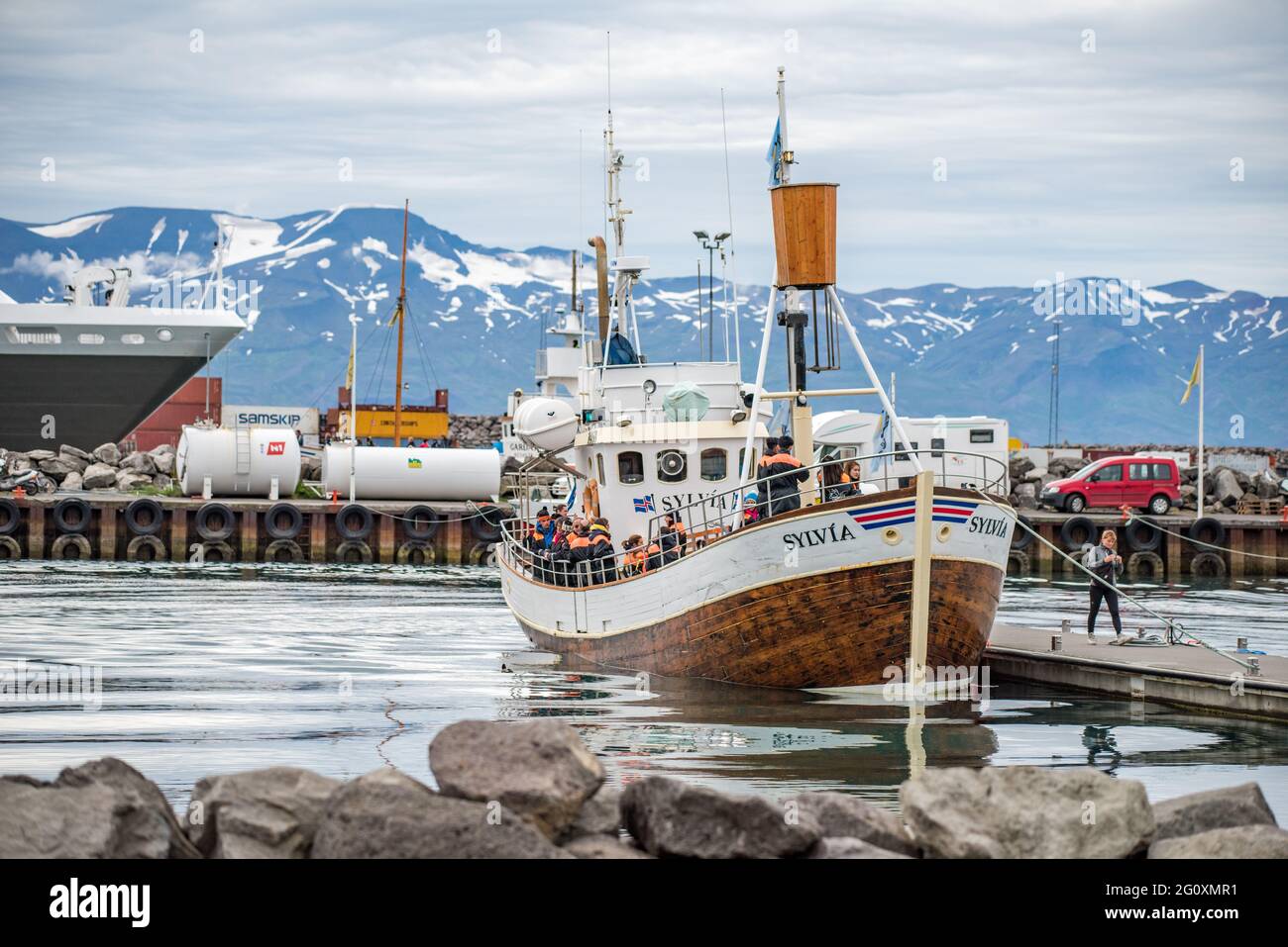 Husavik a remote fishing village in northern Iceland became famous in ...