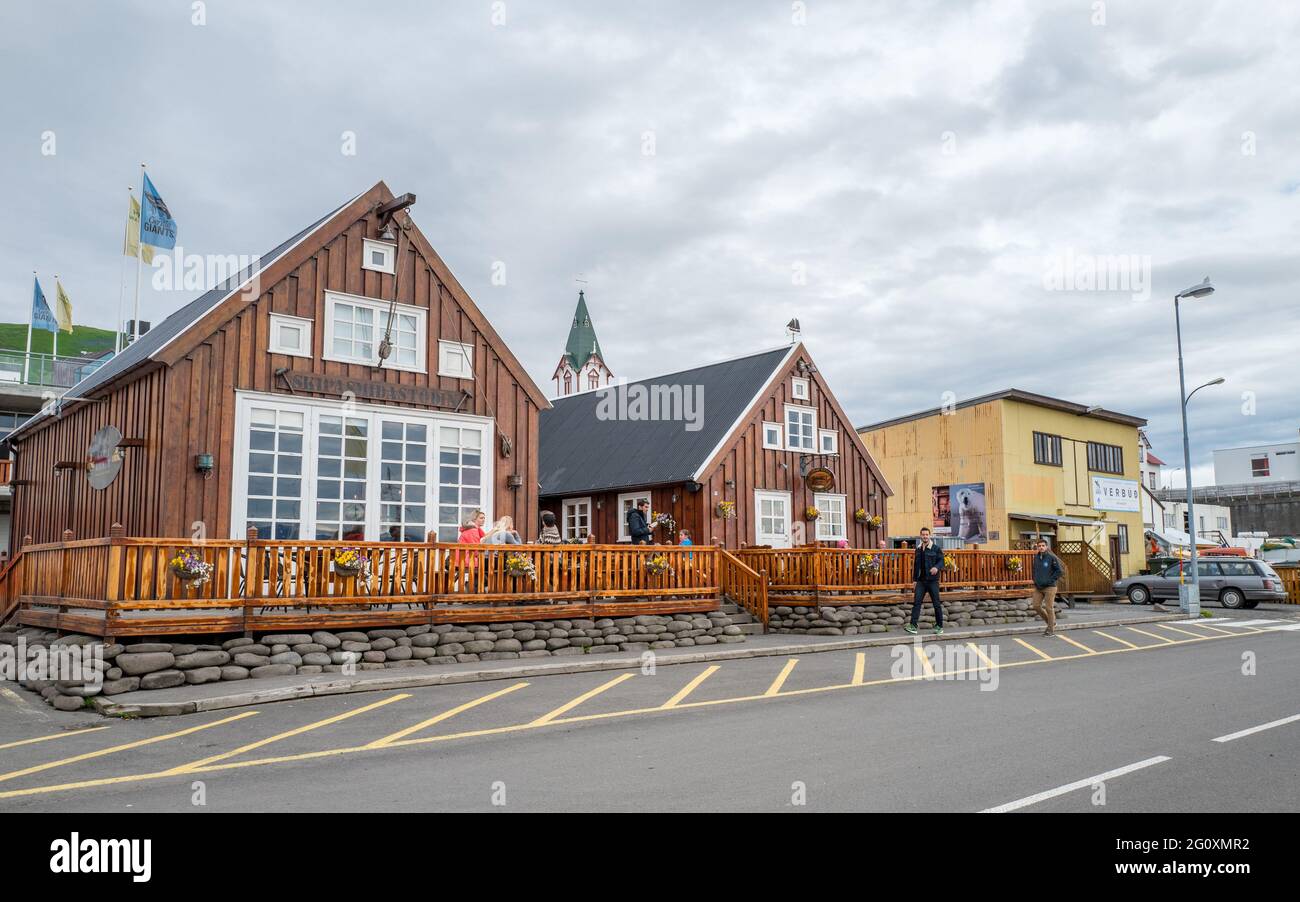 Husavik a remote fishing village in northern Iceland became famous in ...