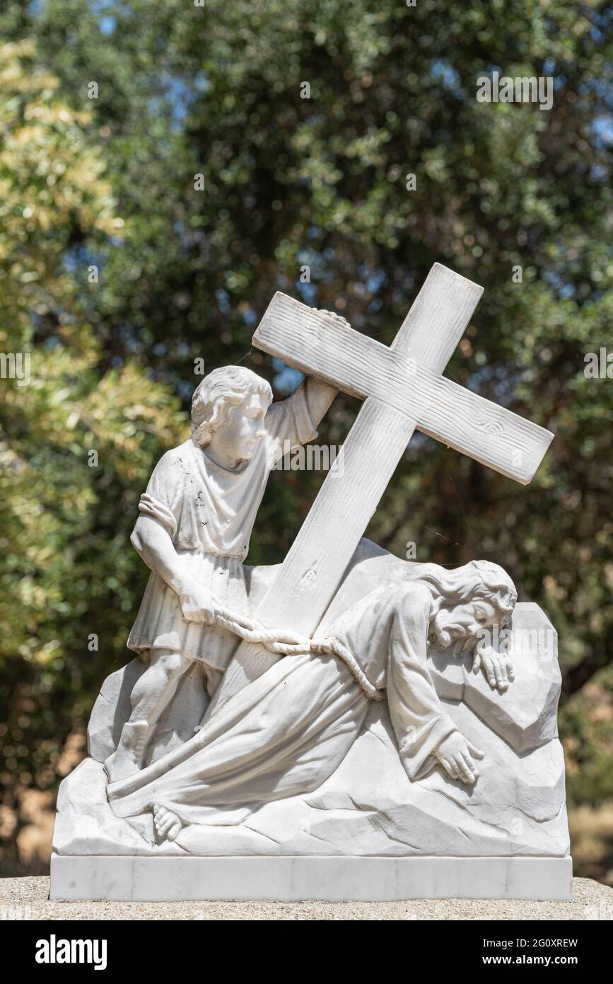 Jesus falls the second time hi-res stock photography and images - Alamy
