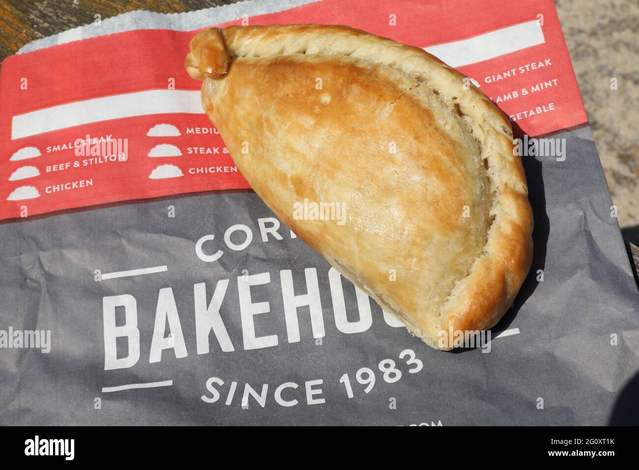 Popular Cornish pasty shop, the Bakehouse, on Fore Street, in St Ives ...