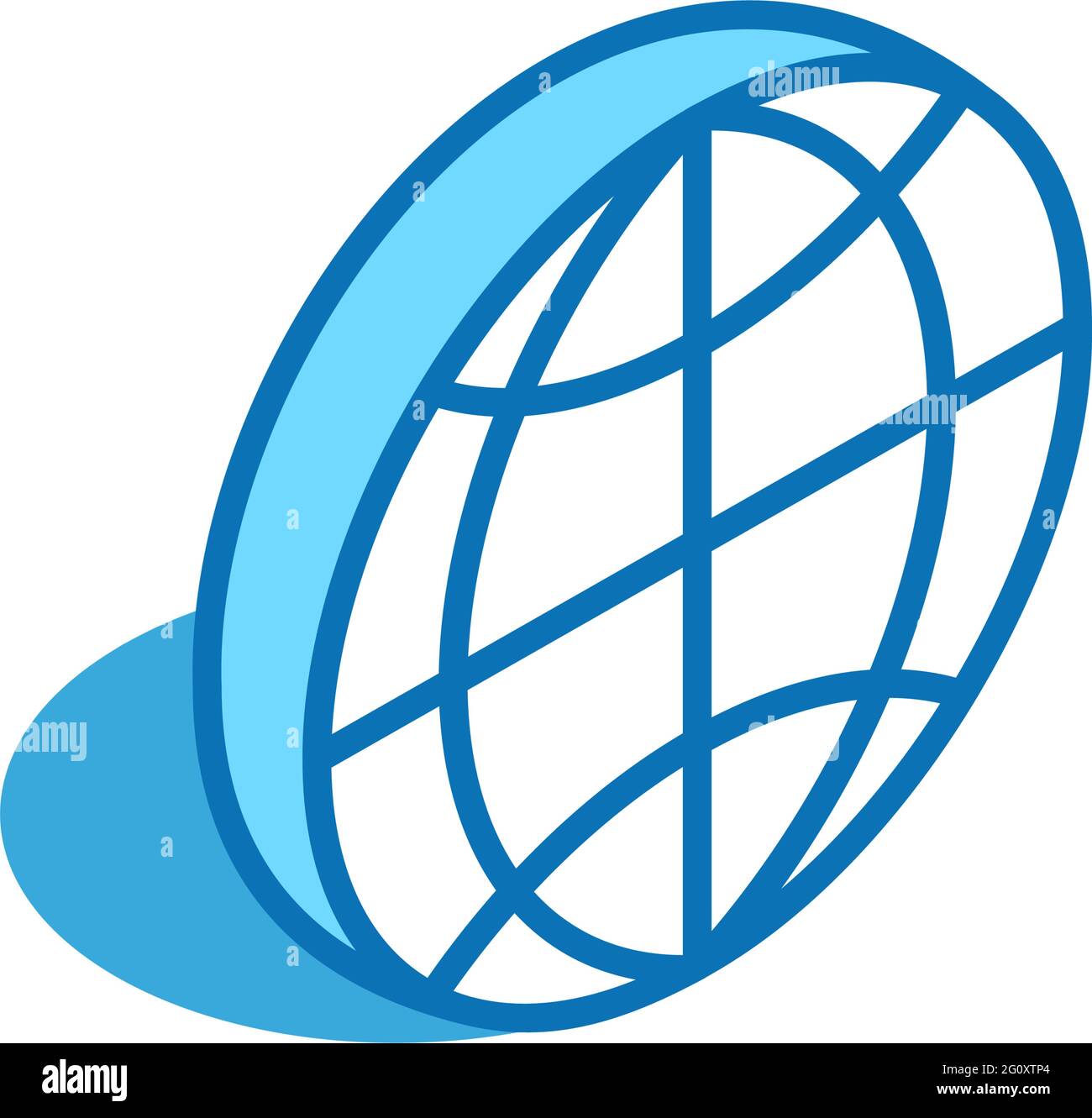 Global perspective map Stock Vector Images - Alamy