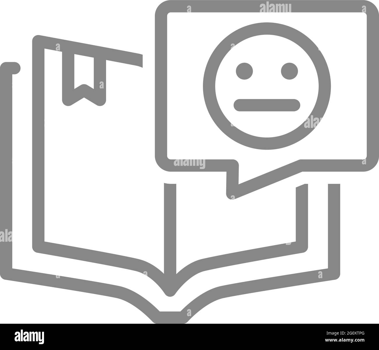Book review cartoon Black and White Stock Photos & Images - Alamy