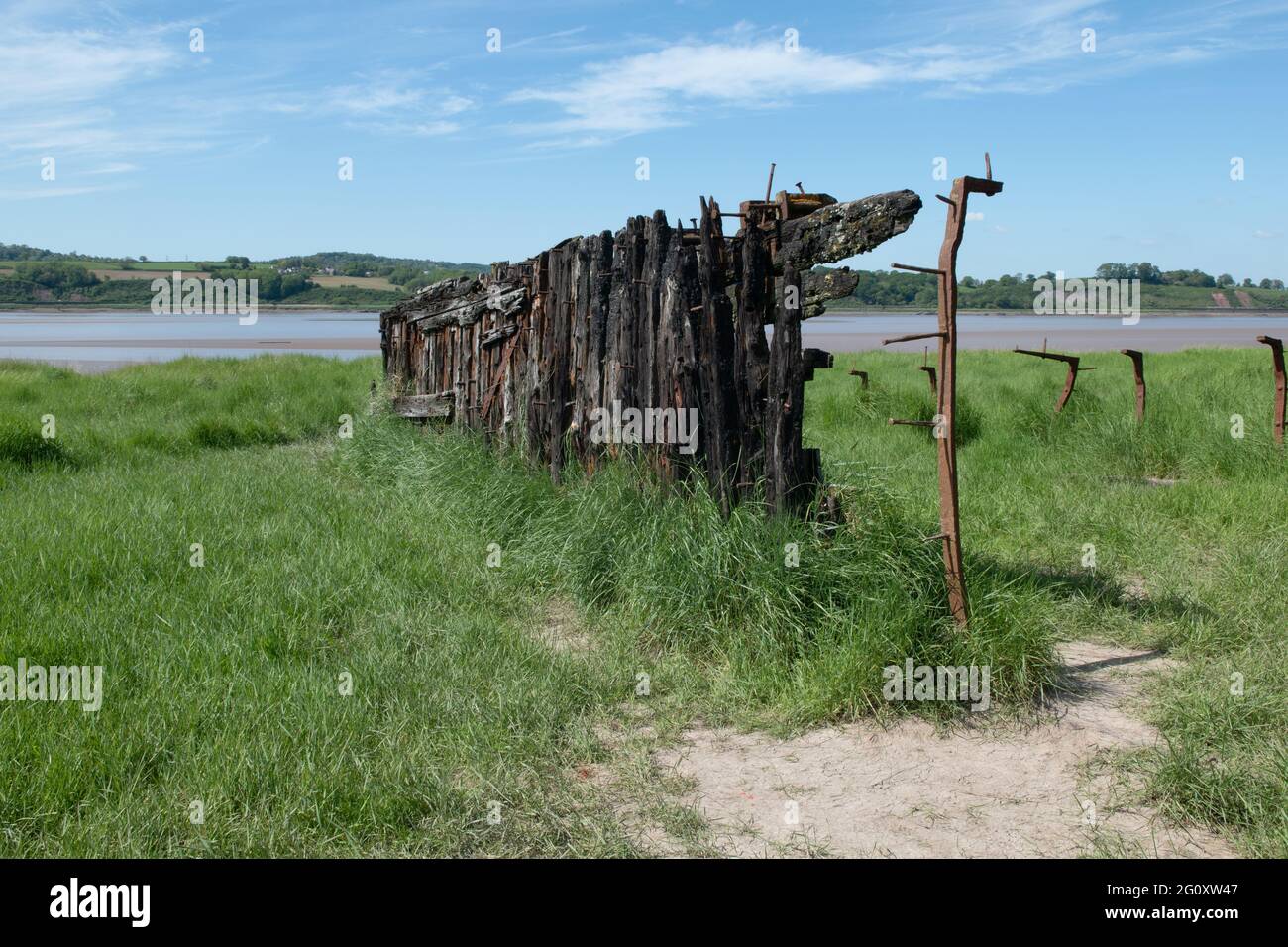 Purton Ship Graveyard, Sharpness, Gloucestershire, UK Stock Photo - Alamy