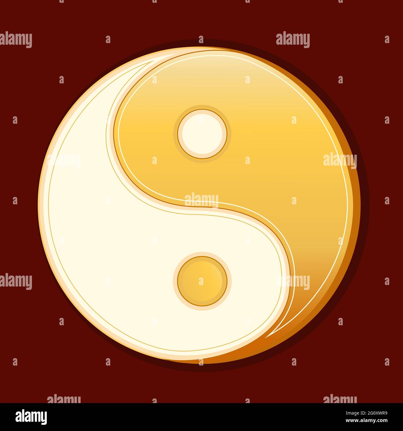 Taijitu taoism symbol peace harmony hi-res stock photography and images ...