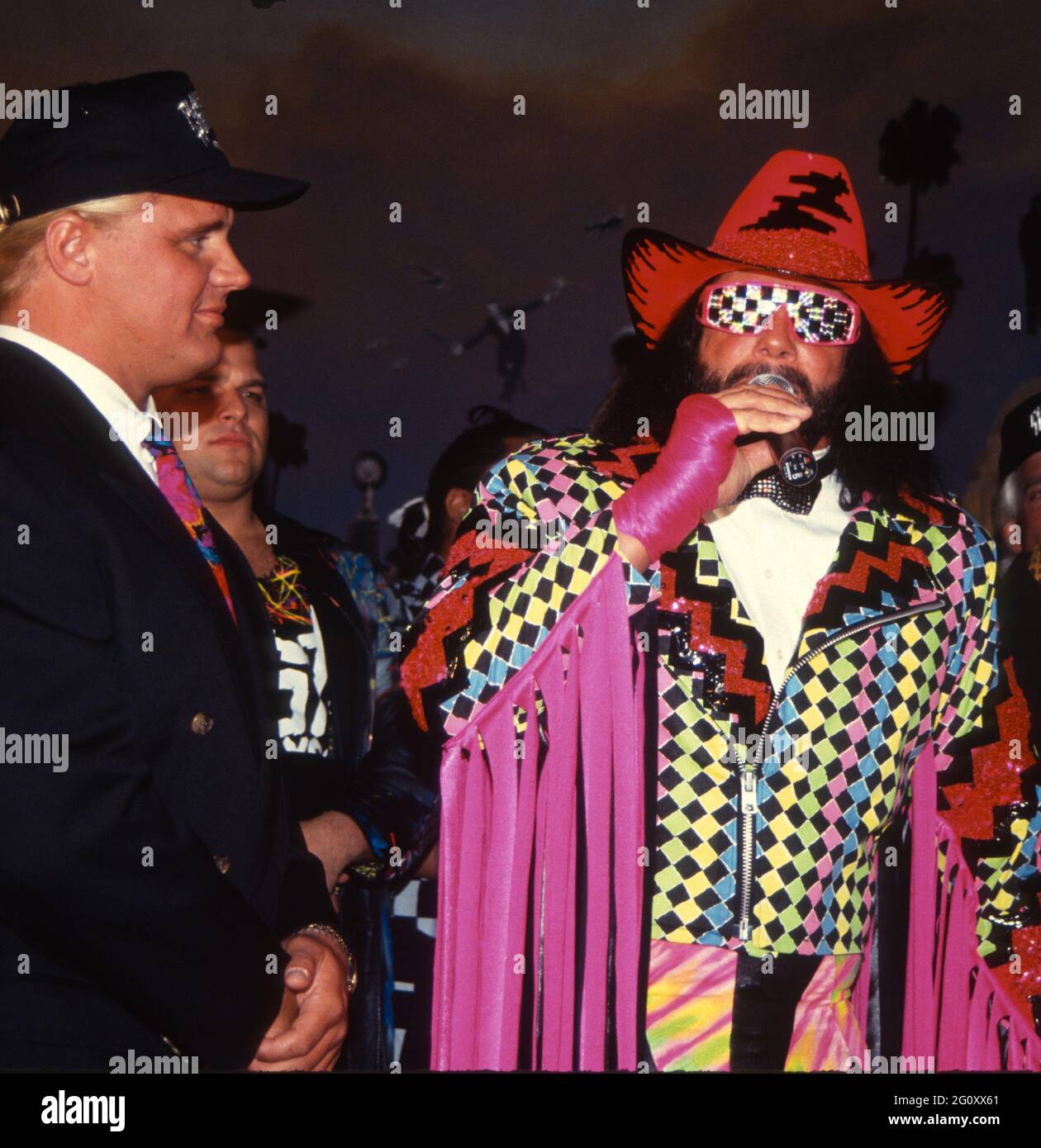 Mr Perfect Randy Macho Man Savage 1991 Photo By John Barrett/PHOTOlink ...