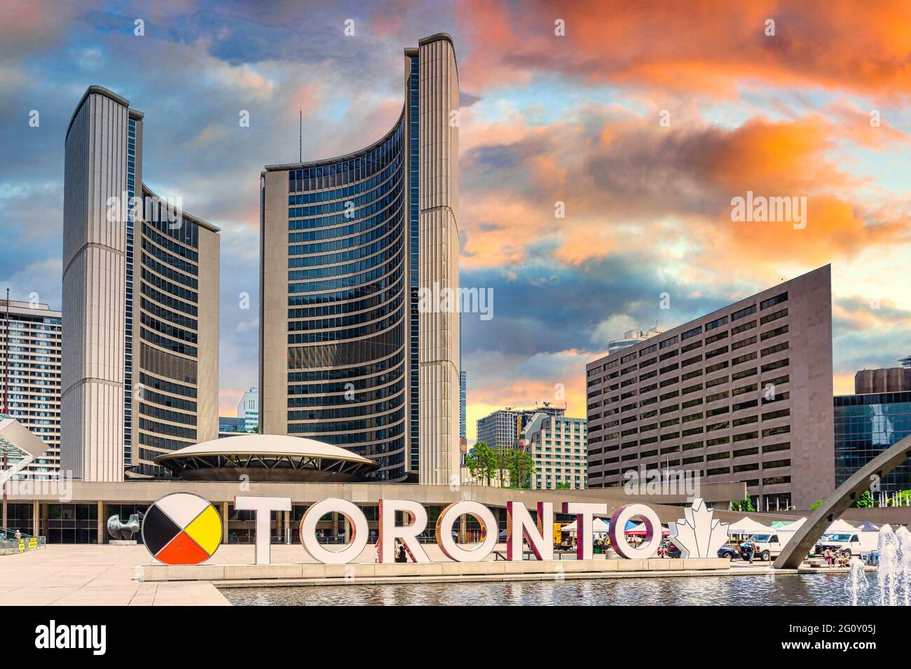 New City Hall in Toronto, Canada Stock Photo - Alamy
