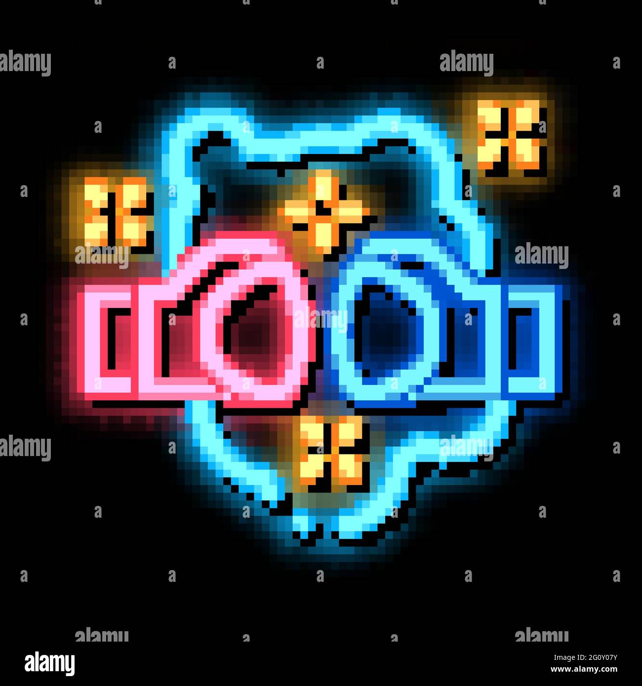 Dispute glowing neon sign hi-res stock photography and images - Alamy