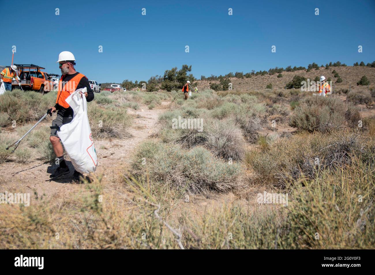 The California Department of Transportation sometimes hosts trash ...