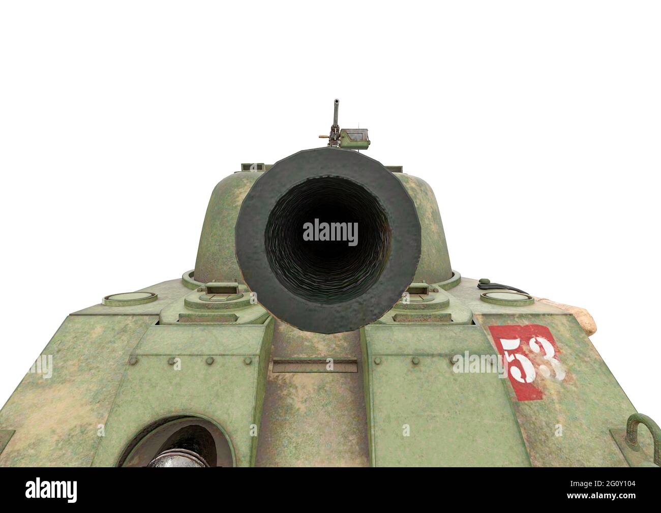 us army tank front close up front view, 3d illustration Stock Photo - Alamy