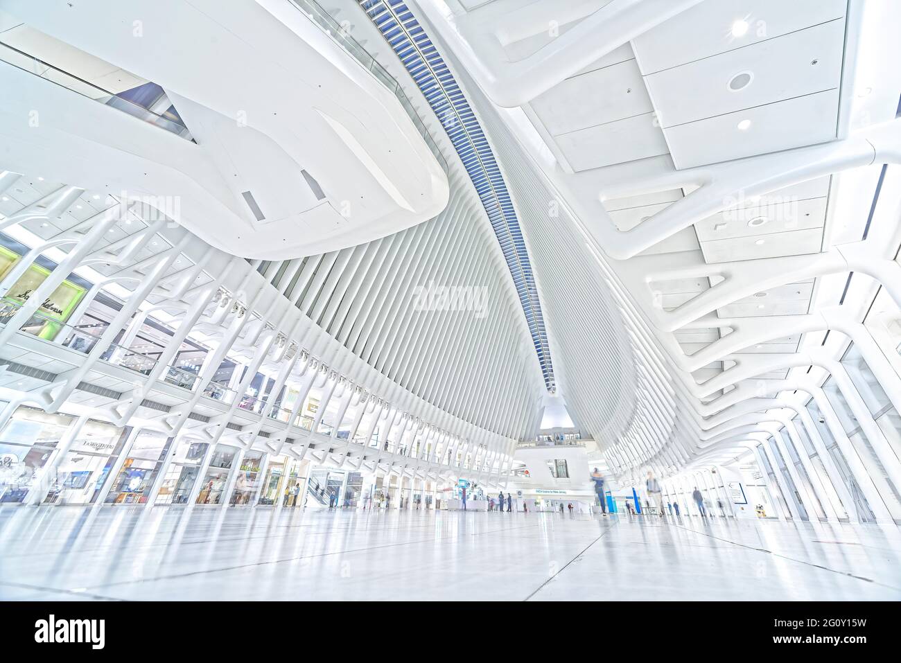 Oculus World Trace Center Train Station Stock Photo - Alamy