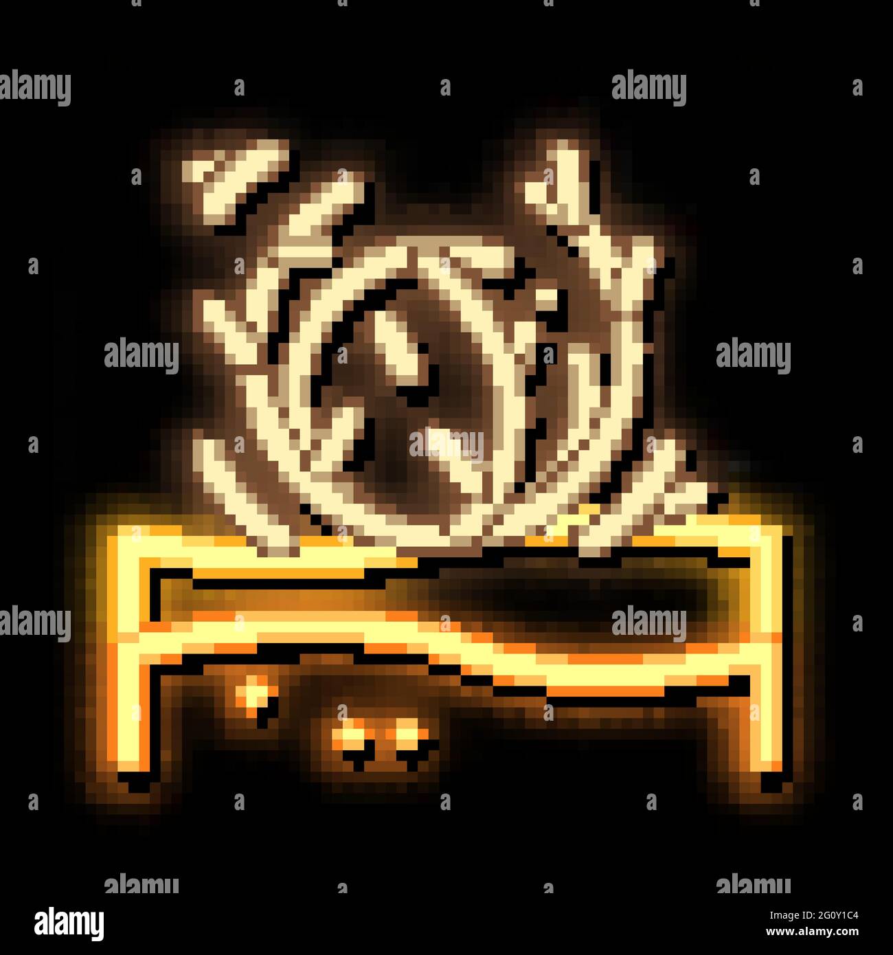 Tumbleweed neon glow icon illustration Stock Vector Image & Art - Alamy