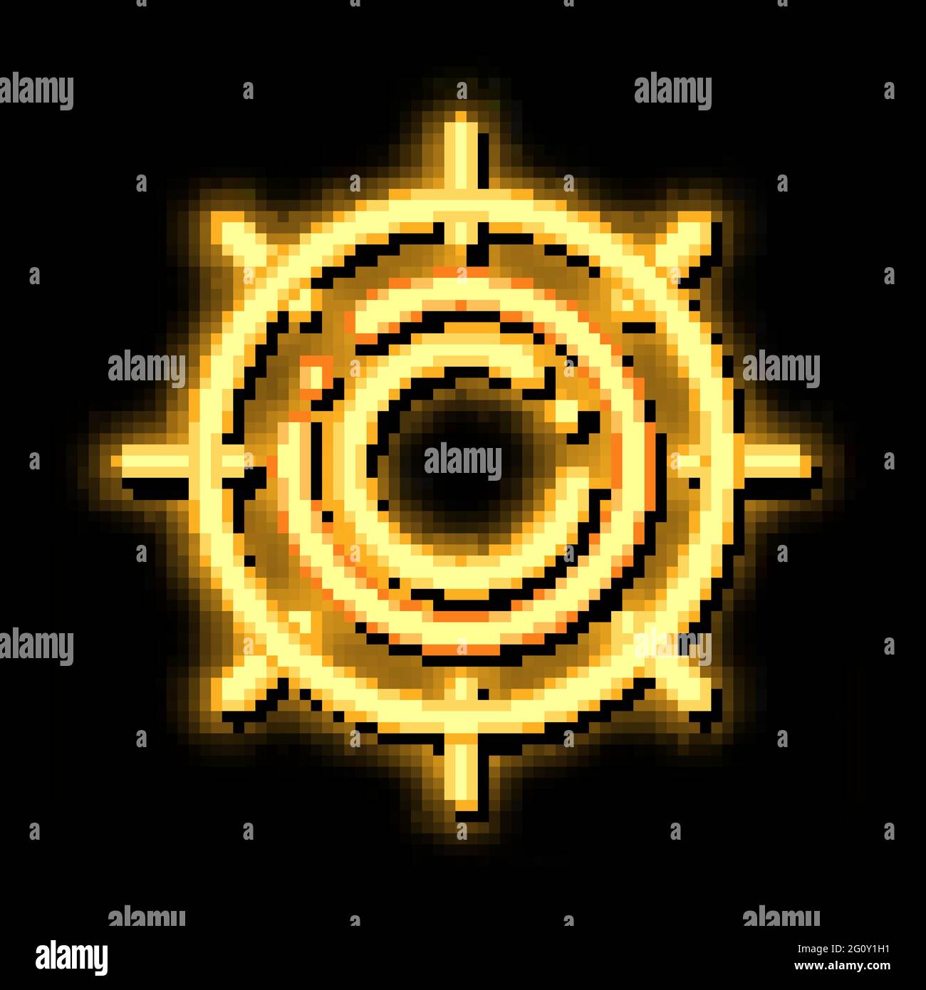 Scorching Sun neon glow icon illustration Stock Vector Image & Art - Alamy