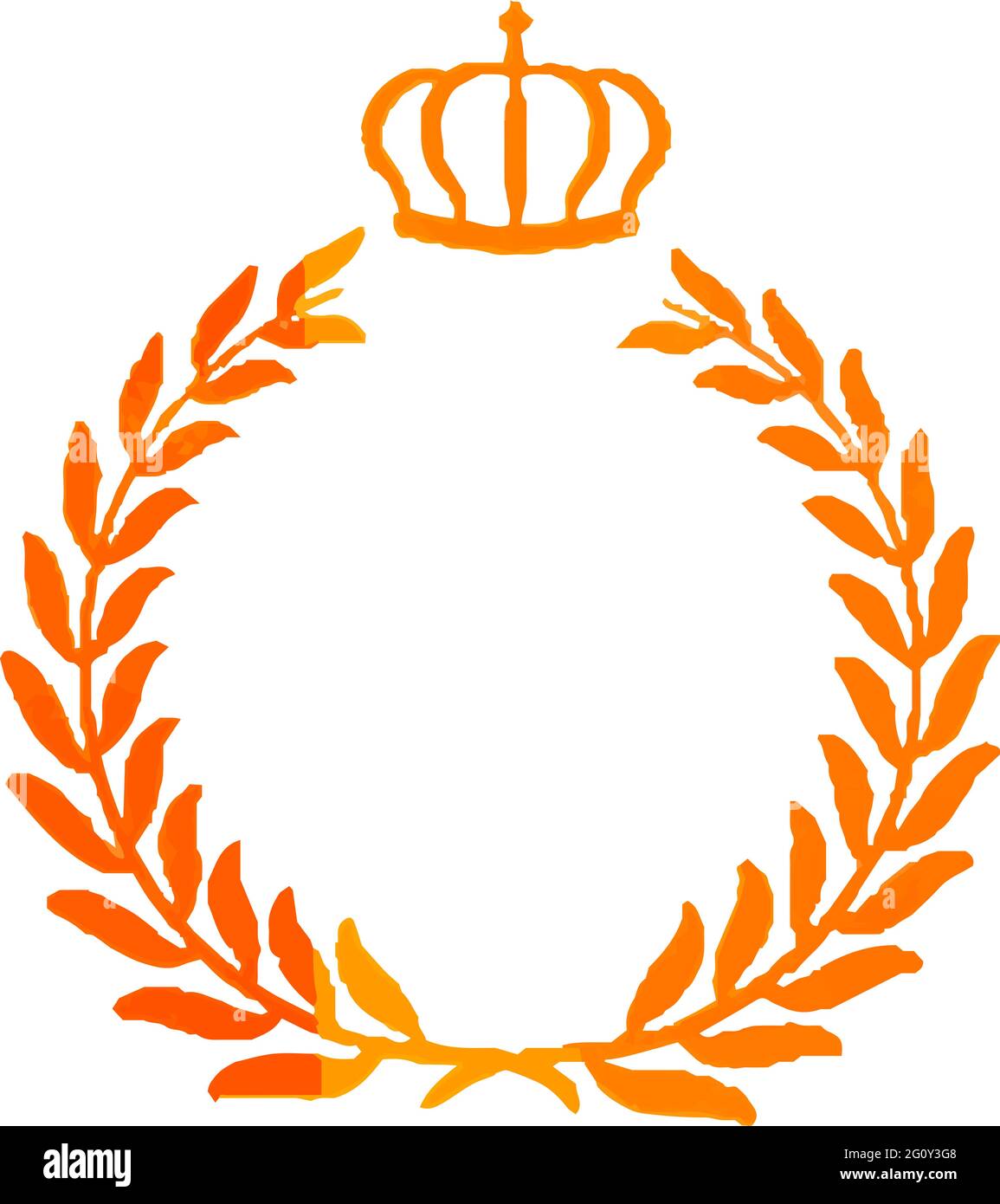 Gold painted crown Stock Vector Images - Alamy