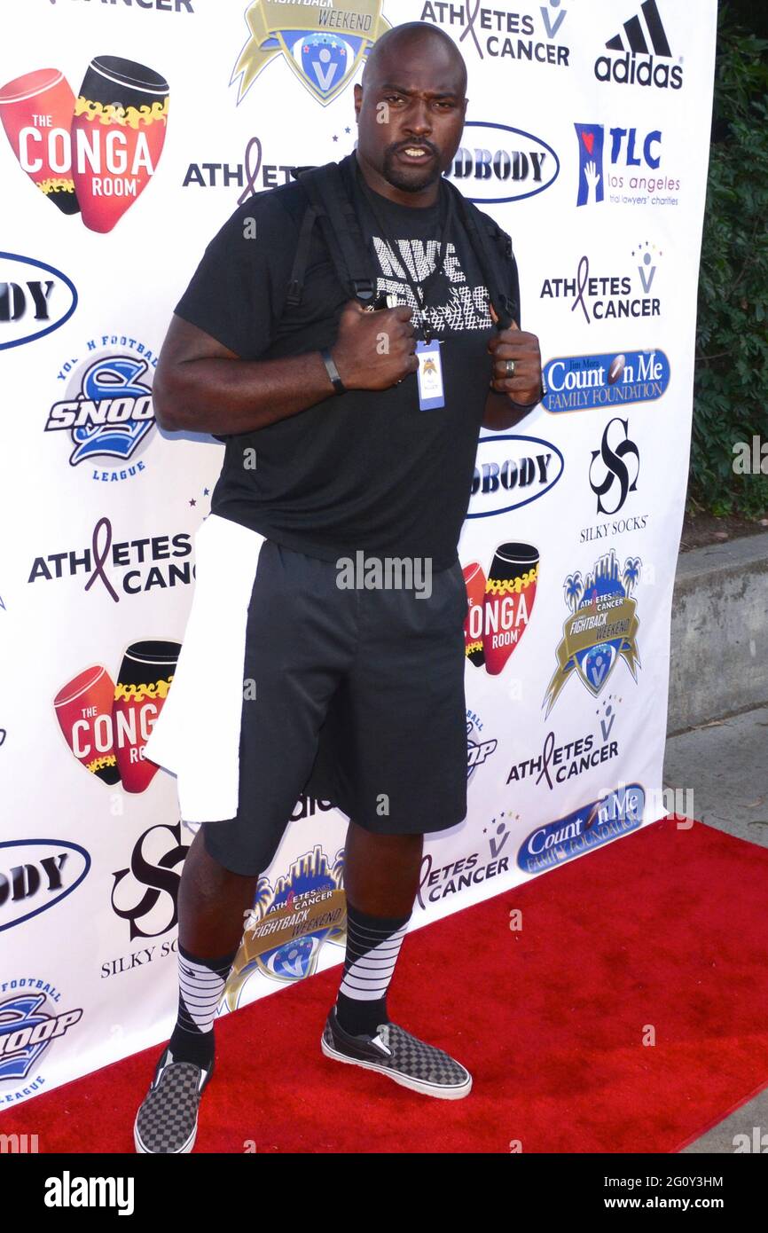 August 23, 2015, Westwood, California, USA: Marcellus Wiley attends ...