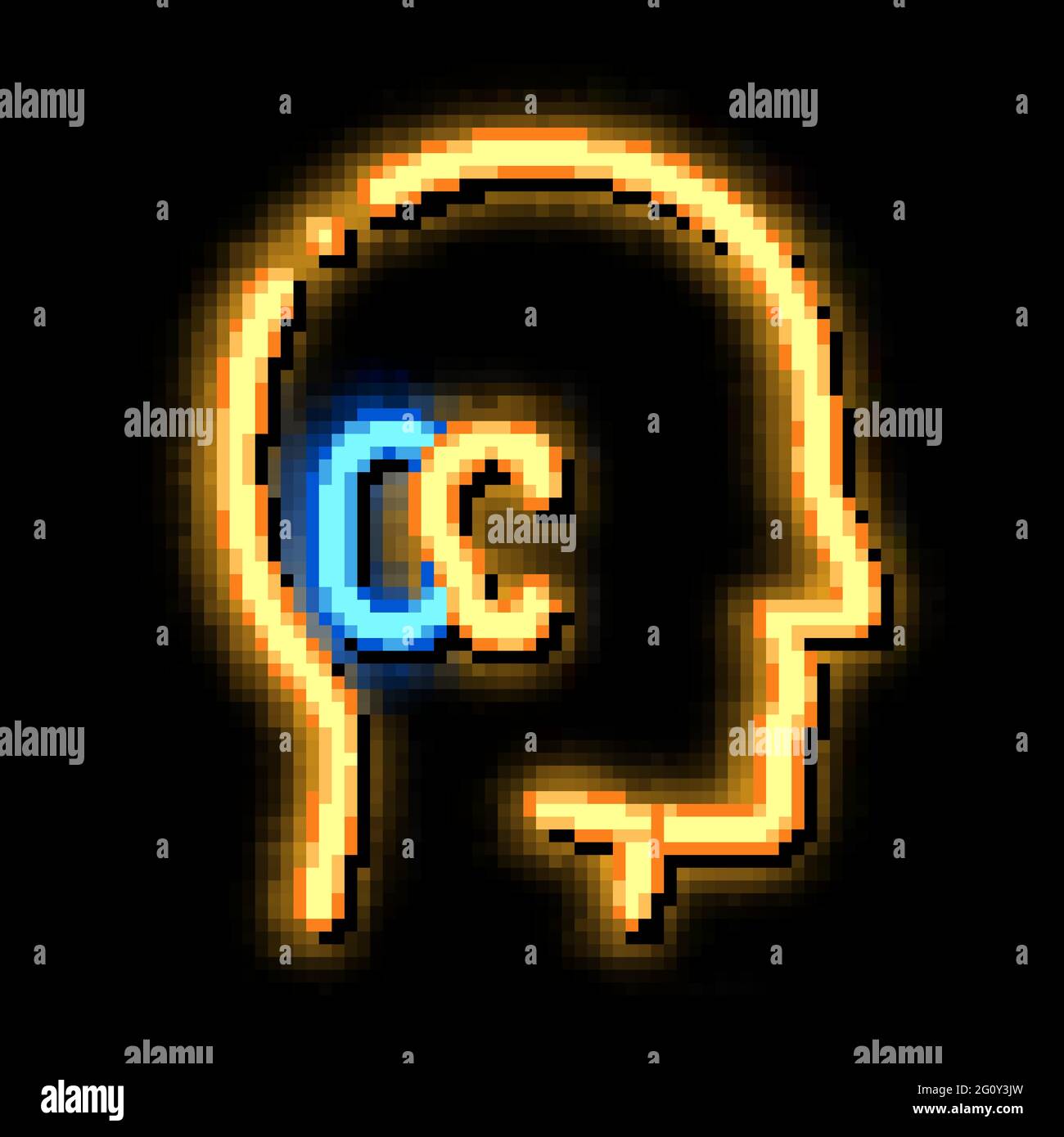 Human Ear neon glow icon illustration Stock Vector Image & Art - Alamy