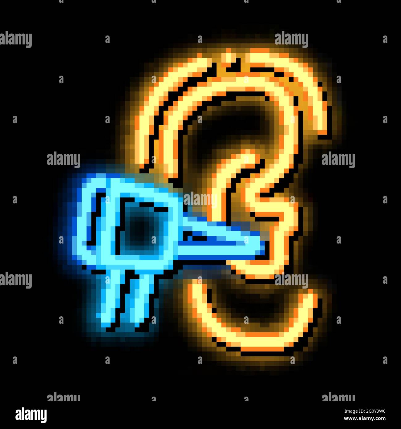 Ear Check neon glow icon illustration Stock Vector Image & Art - Alamy