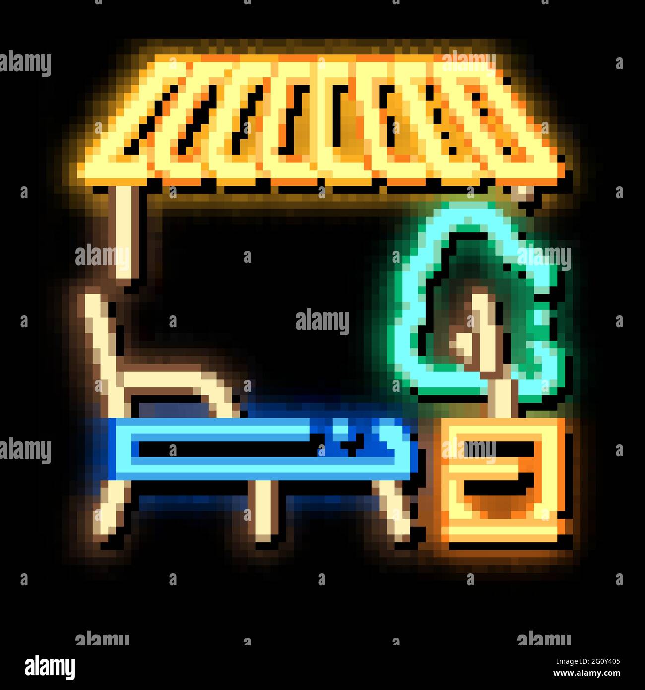 Terraced garden Stock Vector Images - Alamy