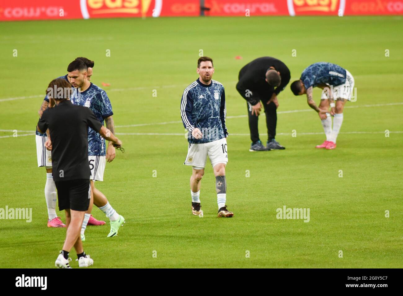Buenos Aires, Argentina. 03rd June, 2021. Argentina v Chile during a ...
