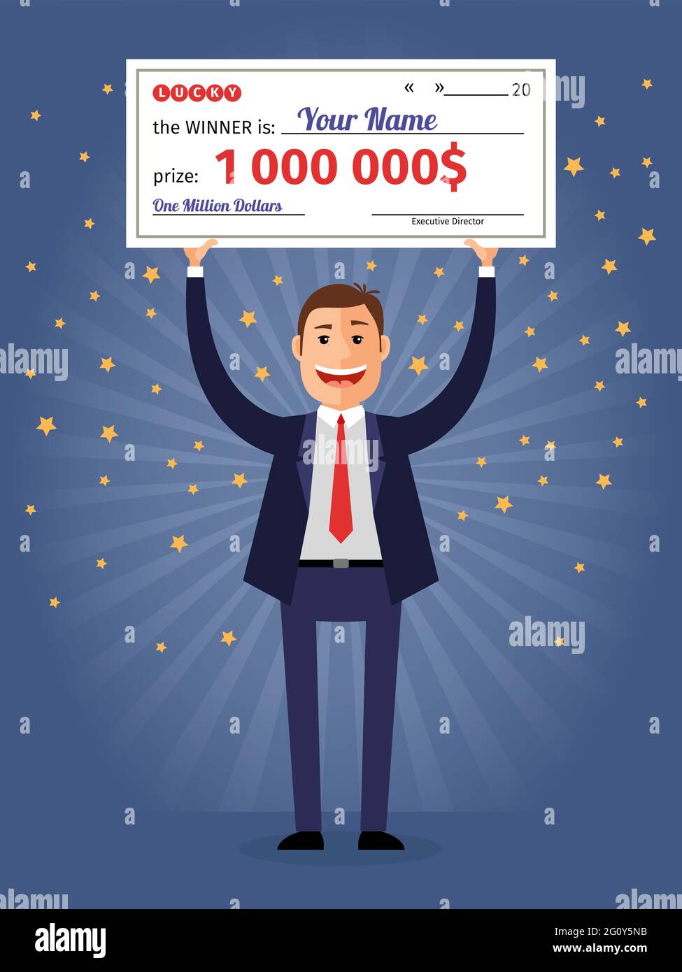 Lottery Winner Cheque High Resolution Stock Photography and Images - Alamy