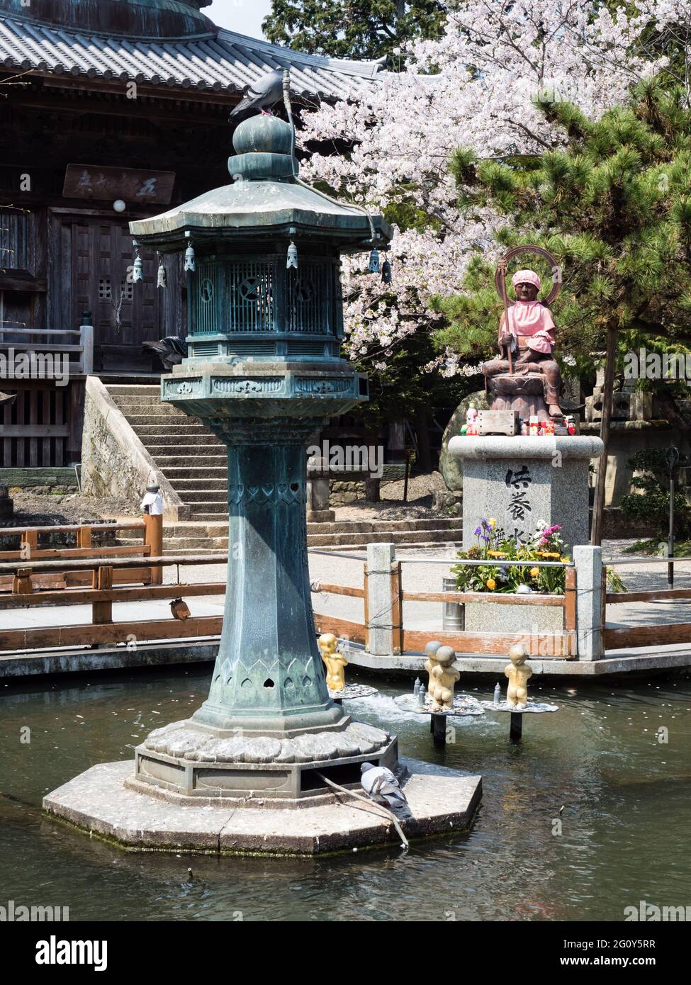 Naruto, Japan - April 2, 2018: On the grounds of Ryozenji, temple ...