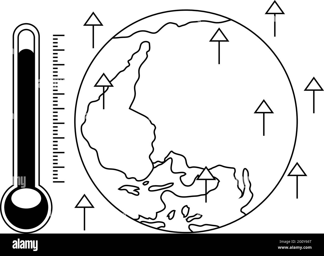 This is a illustration of a Global warming Stock Vector Image & Art - Alamy
