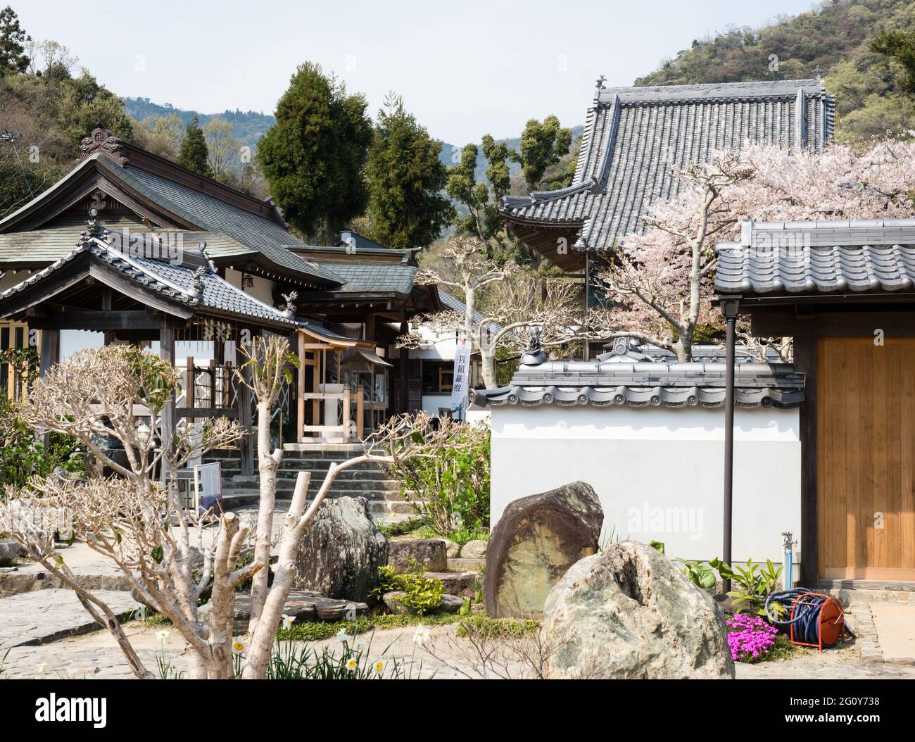 Naruto, Japan - April 2, 2018: Springtime in Dainichiji, temple number ...