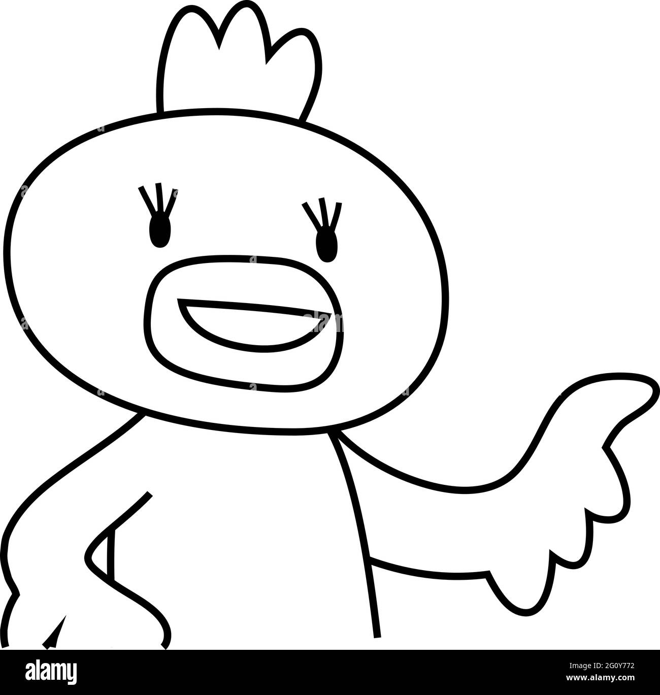 Chicken pose Black and White Stock Photos & Images - Alamy