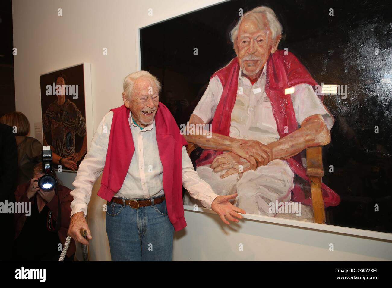 Sydney, Australia. 4th June, 2021. Peter Wegner wins the Archibald ...