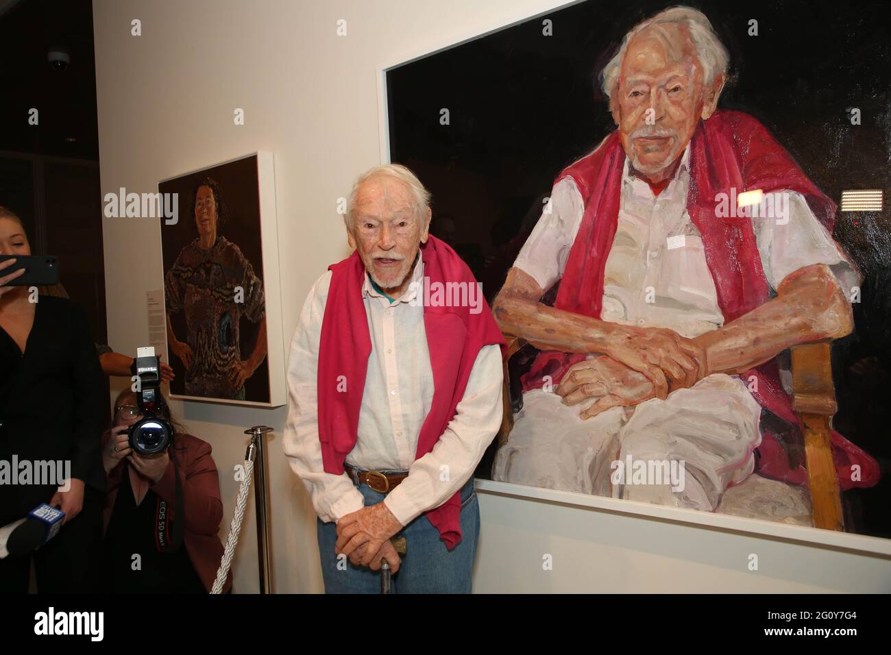 Sydney, Australia. 4th June, 2021. Peter Wegner wins the Archibald ...