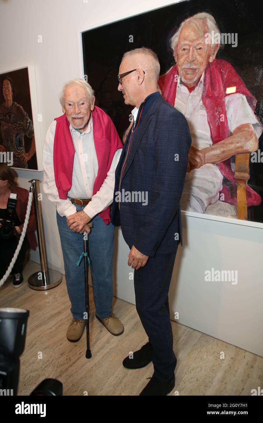 Sydney, Australia. 4th June, 2021. Peter Wegner wins the Archibald ...