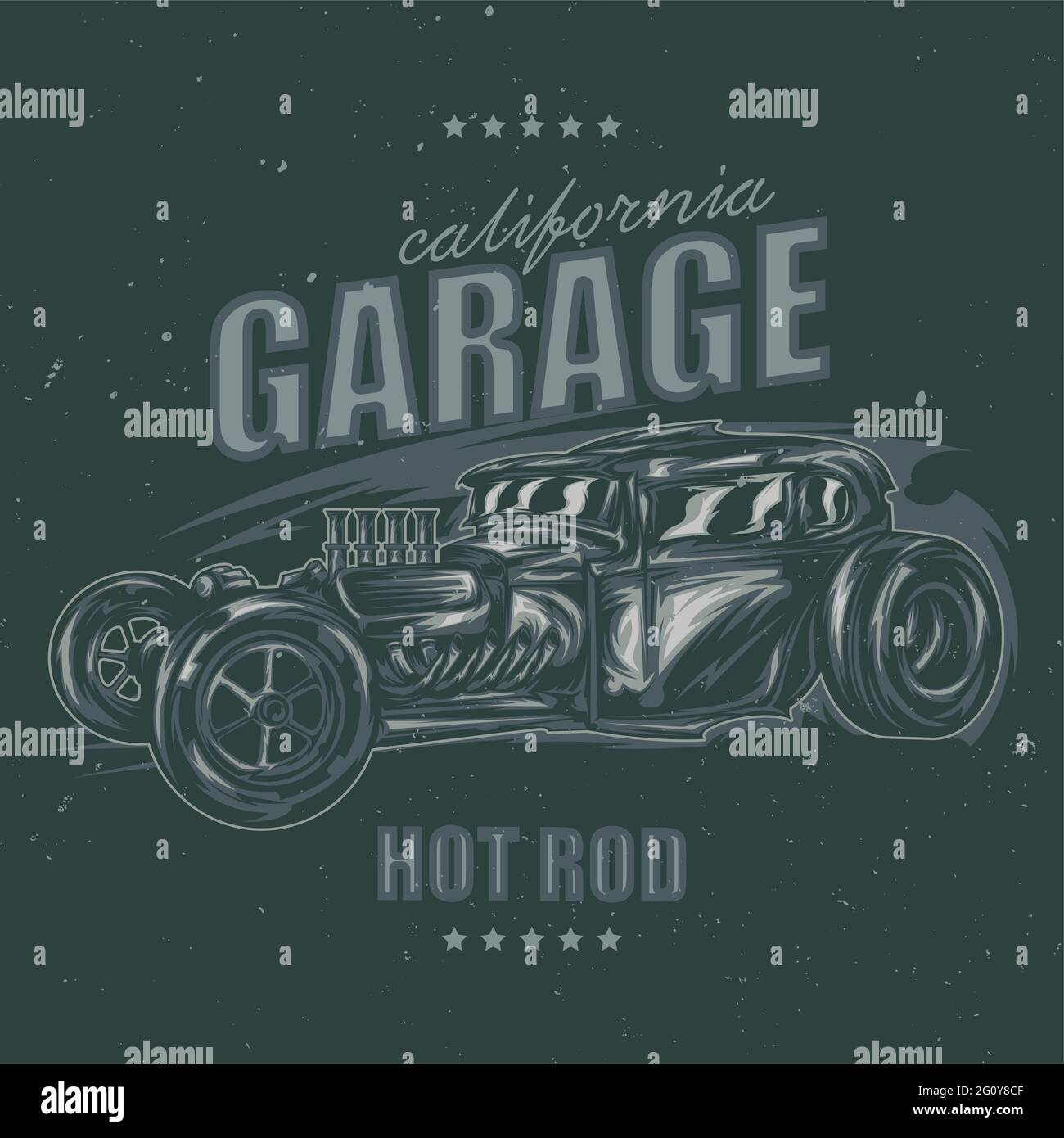 Hot Rod Poster High Resolution Stock Photography and Images - Alamy