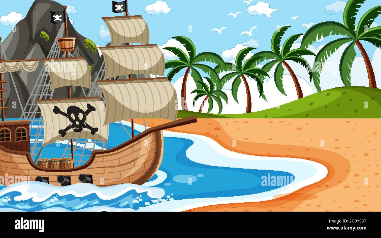 Pirate scene hi-res stock photography and images - Alamy