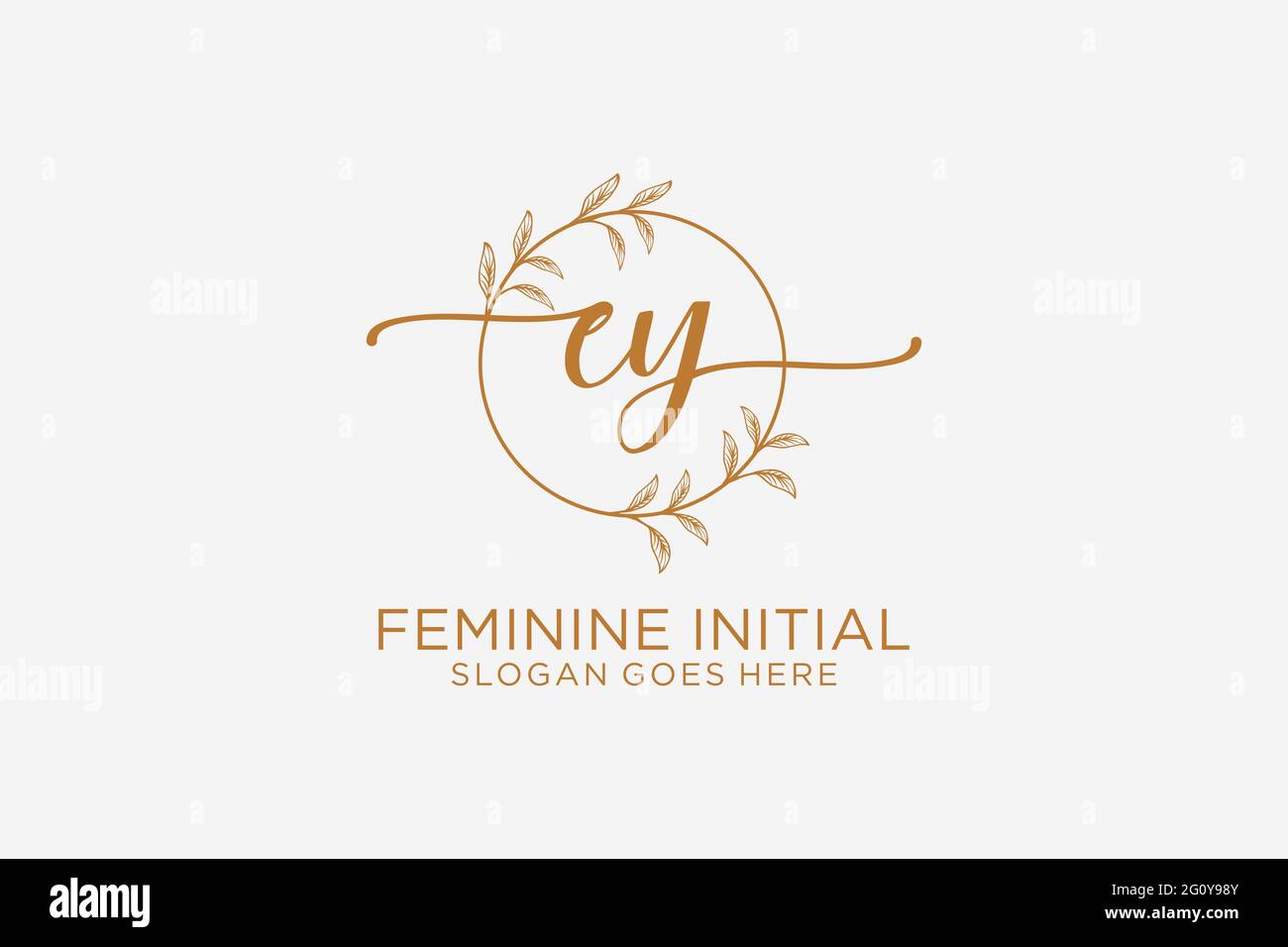 EY beauty monogram and elegant logo design handwriting logo of initial ...