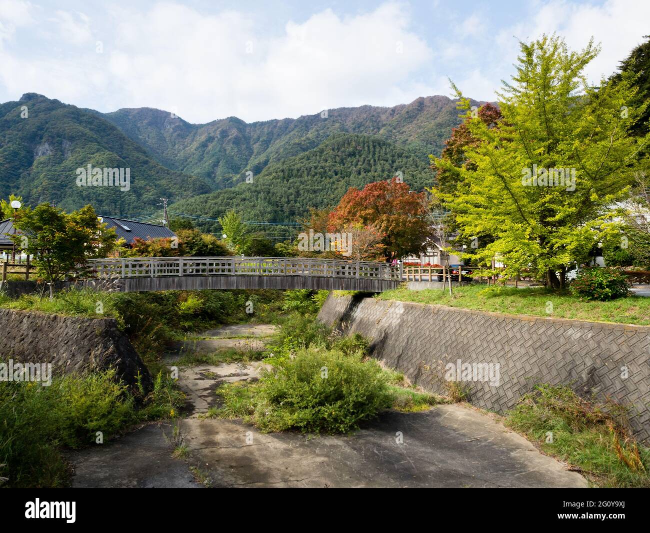 Landscape around Lake Saiko - Fuji Five Lakes, Japan Stock Photo - Alamy
