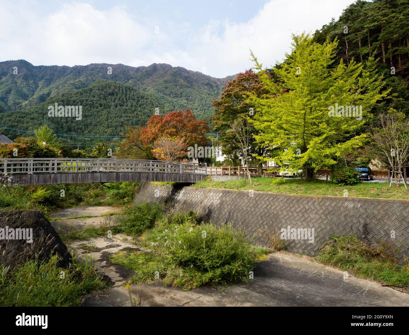 Landscape around Lake Saiko - Fuji Five Lakes, Japan Stock Photo - Alamy
