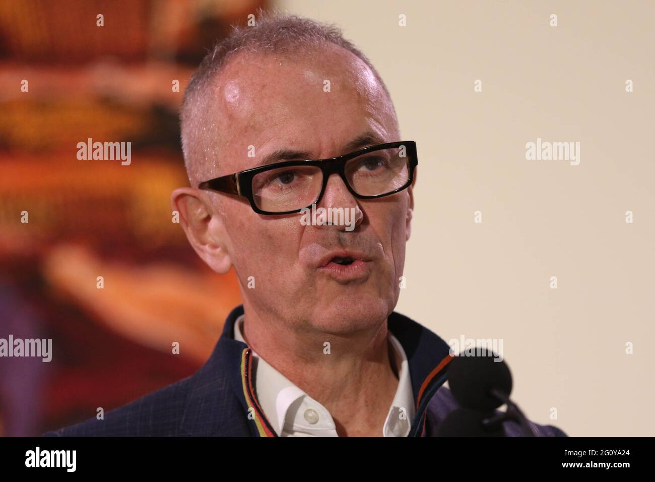 Sydney, Australia. 4th June, 2021. Peter Wegner wins the Archibald ...