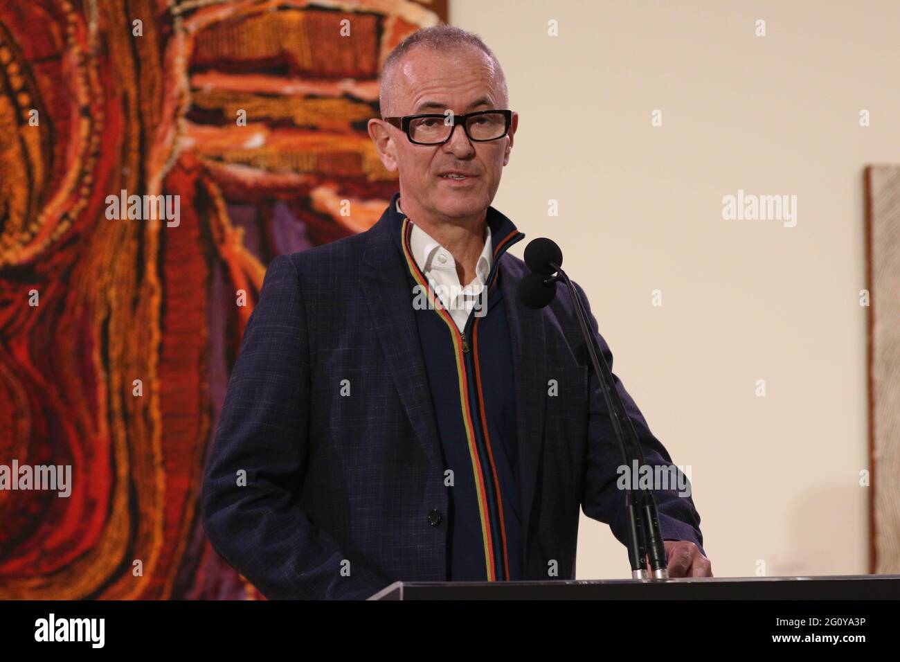Sydney, Australia. 4th June, 2021. Peter Wegner wins the Archibald ...