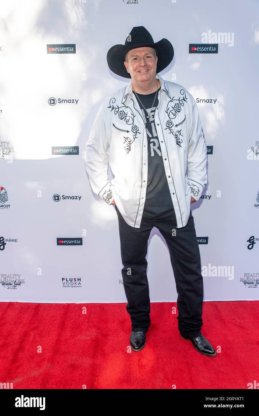 Los Angeles, USA. 03rd June, 2021. Jon Brennan attends Reality Rushmore ...