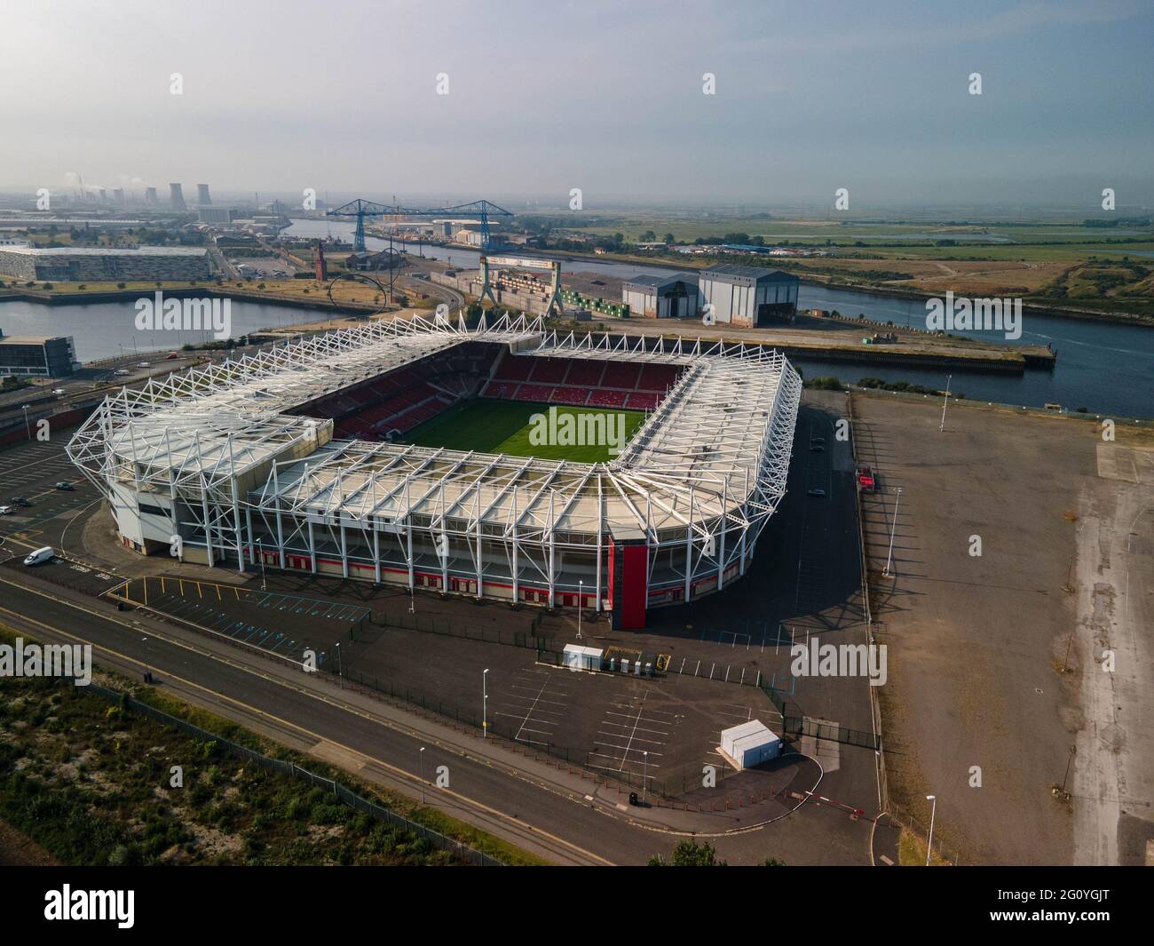 Middlesbrough football club aerial drone hi-res stock photography and ...