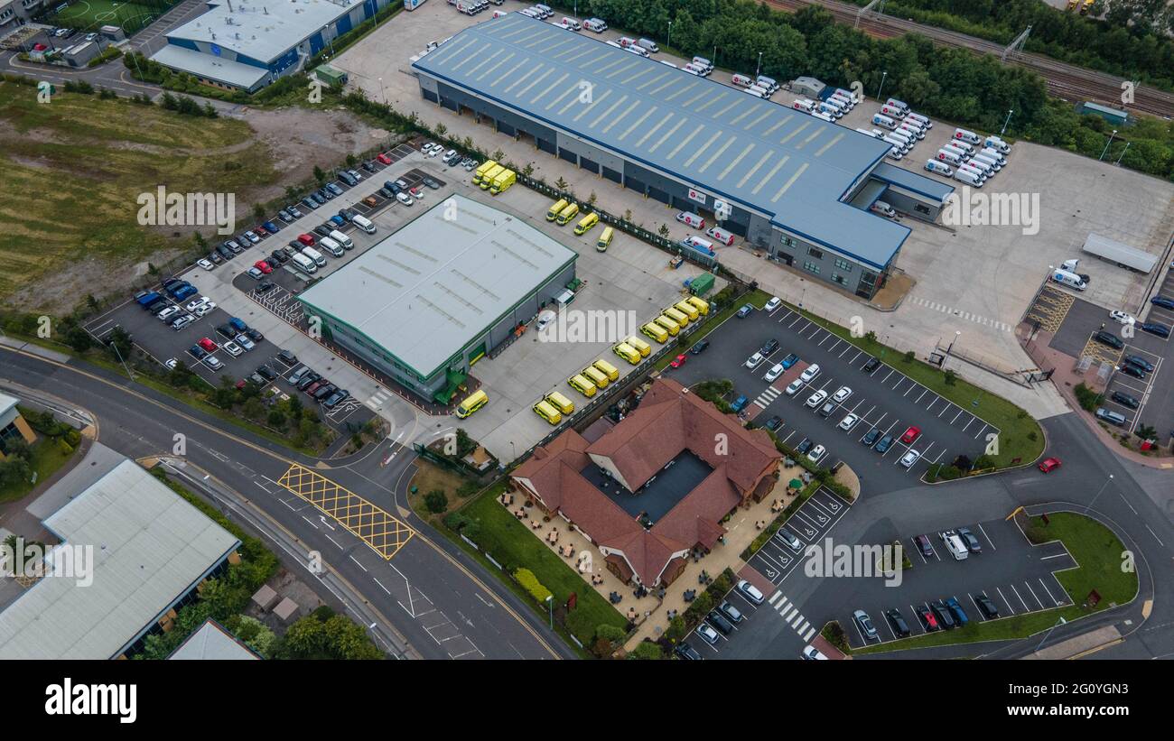 North West Ambulance Station Base Stock Photo - Alamy