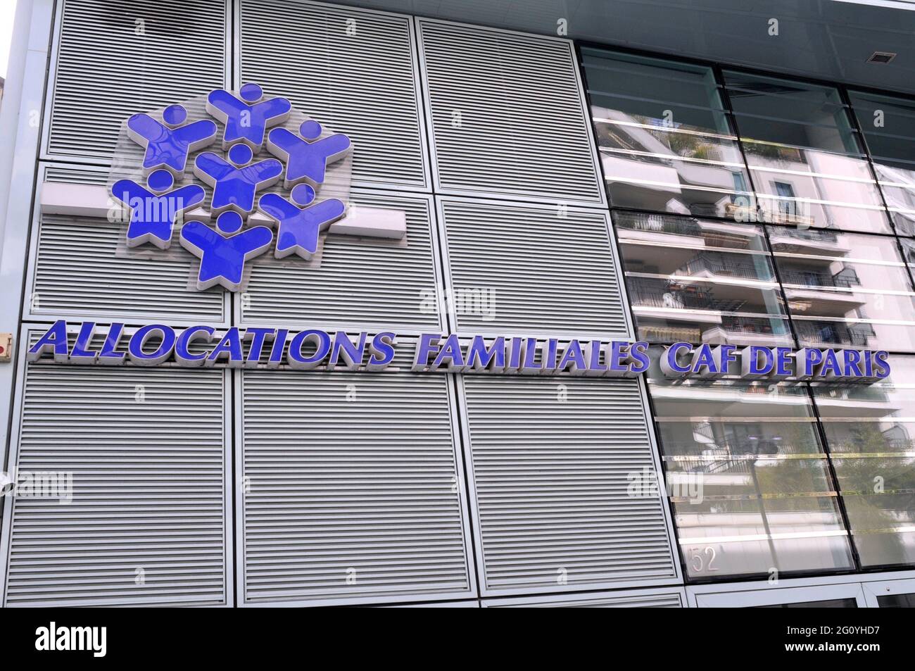 Caf building france hi-res stock photography and images - Alamy