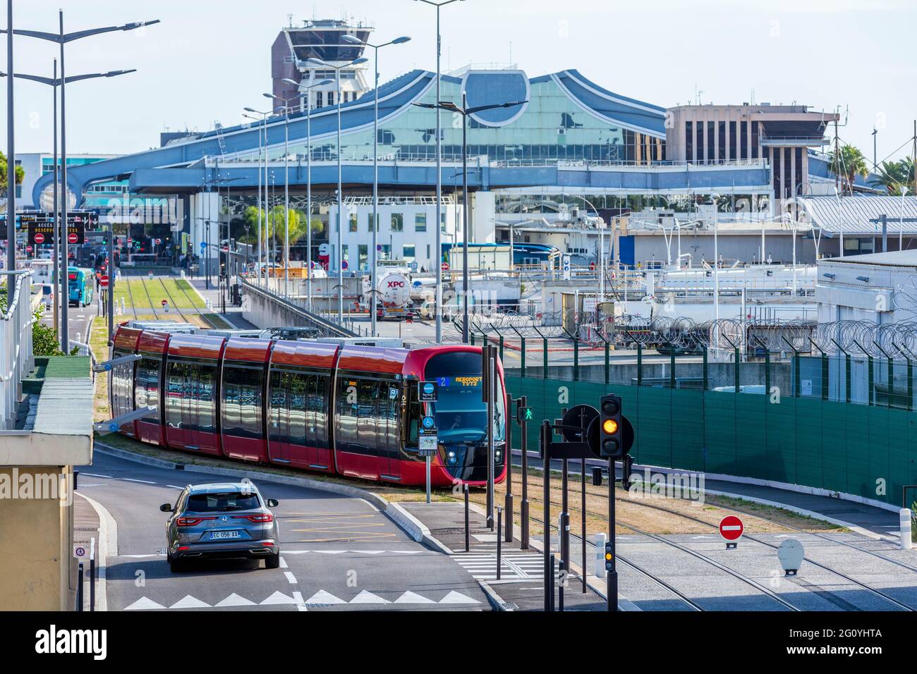 FRANCE, ALPES-MARITIMES (06) NICE, TRAMWAY LINE 2 Stock Photo - Alamy
