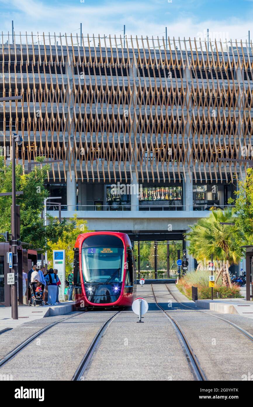 FRANCE, ALPES-MARITIMES (06) NICE, TRAMWAY LINE 2 Stock Photo - Alamy