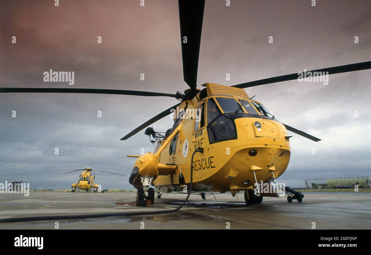 202 Squadron RAF Lossiemouth Moray Scotland.RAF Rescue Sea King ...