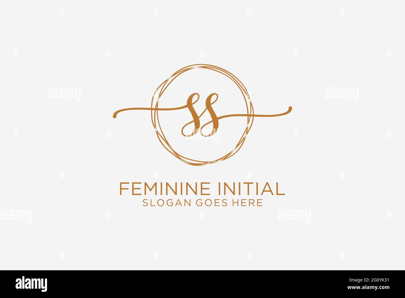 Ss minimal logo design hi-res stock photography and images - Alamy