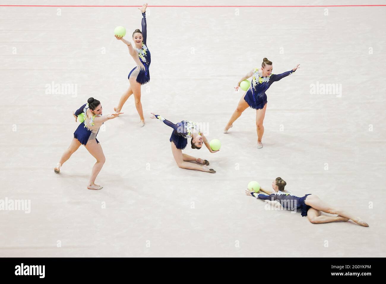 Dortmund, Germany. 04th June, 2021. Gymnastics: Rhythmic gymnastics ...