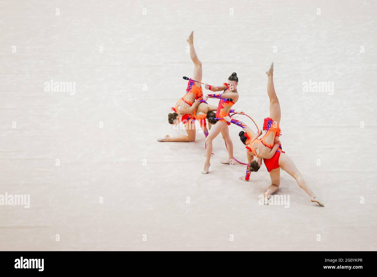 Dortmund, Germany. 04th June, 2021. Gymnastics: Rhythmic gymnastics ...